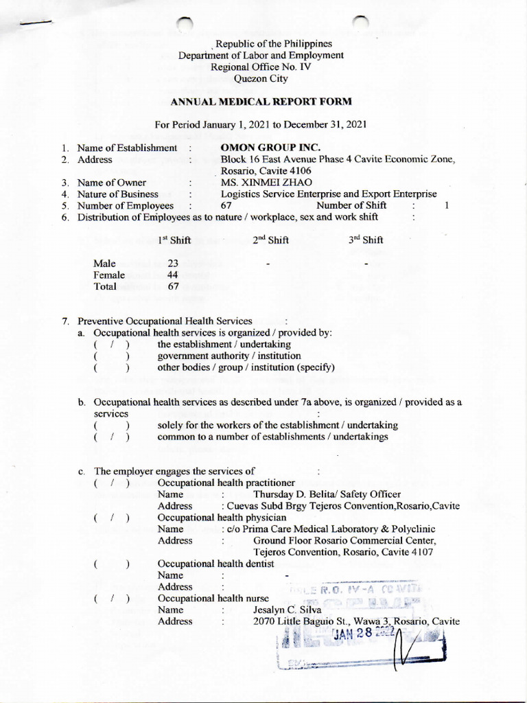 2021 Ogi Annual Medical Report Form | PDF 2021 Ogi Annual Medical Report Form | PDF