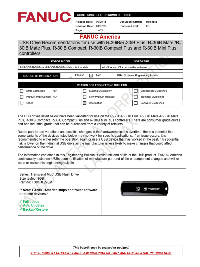 USB para Fanuc | PDF | Usb Flash Drive | Computer Architecture