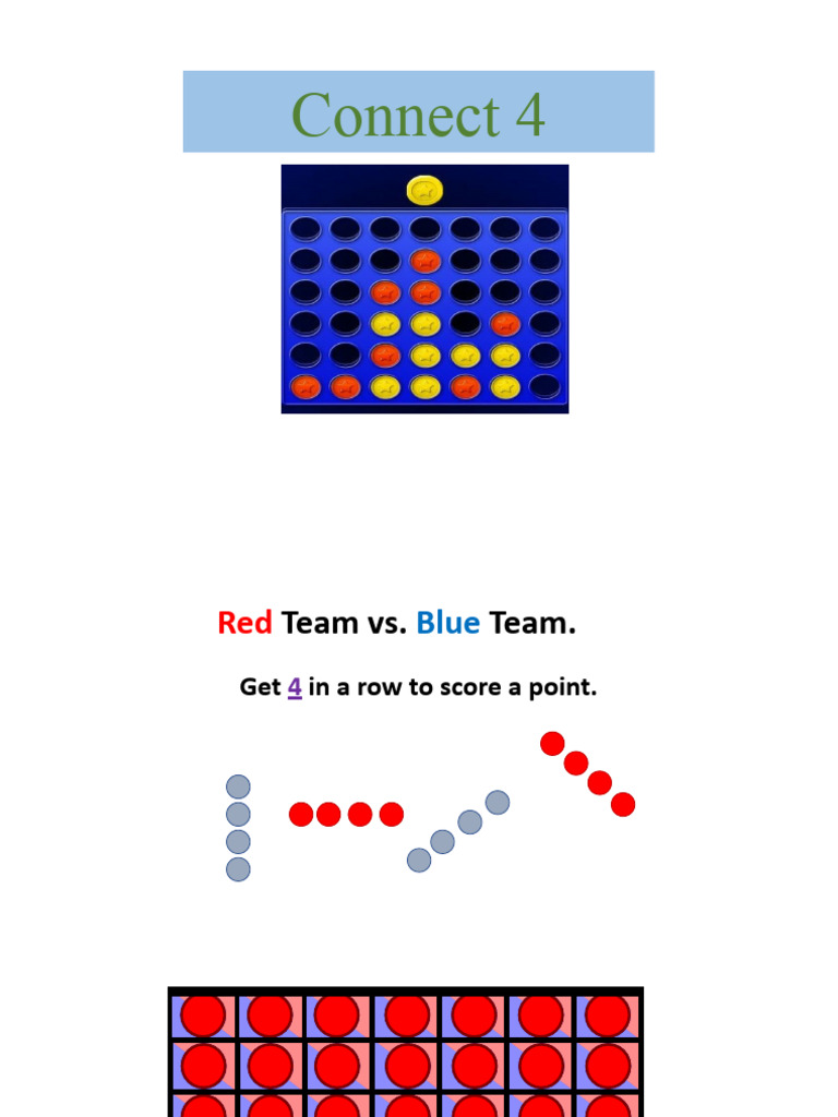 Connect 4 PPT Game | PDF