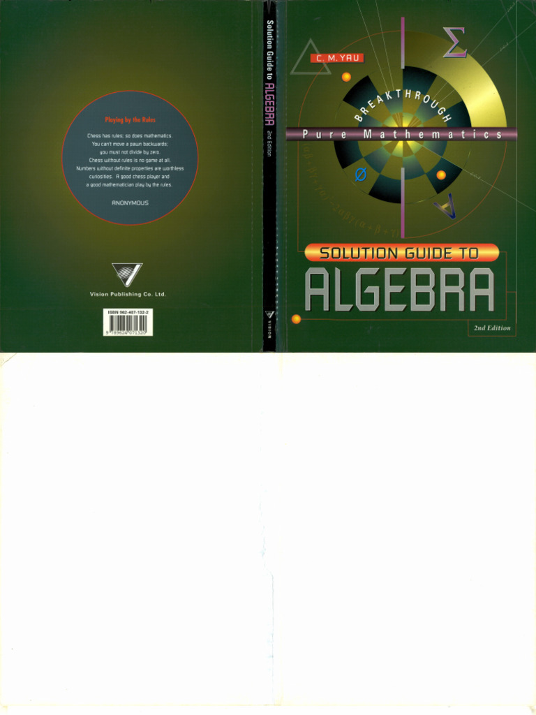 絕版舊制 HKALE HKAL Solution Book of Pure Mathematics (Breakthrough) Book 1 ...