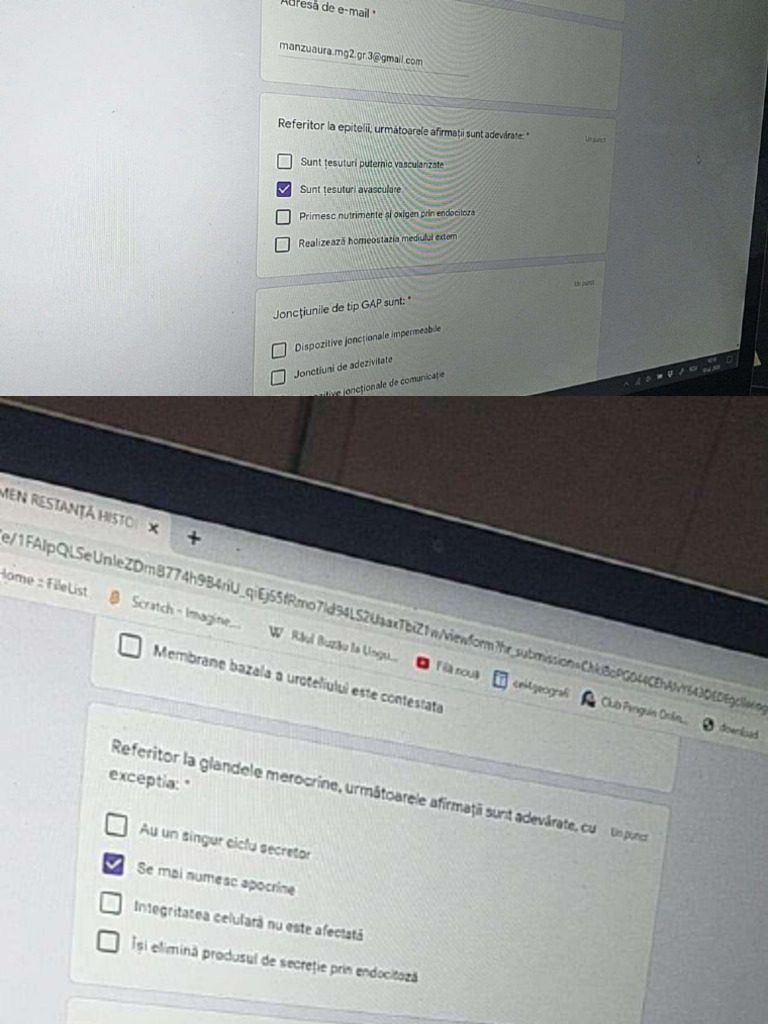 Subiecte-Histologie-MG II-S1 | PDF