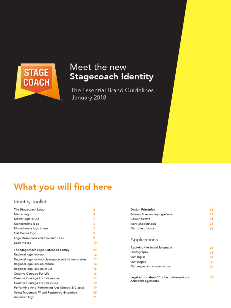 Stagecoach Brand Guidelines | PDF | Arial | Logos