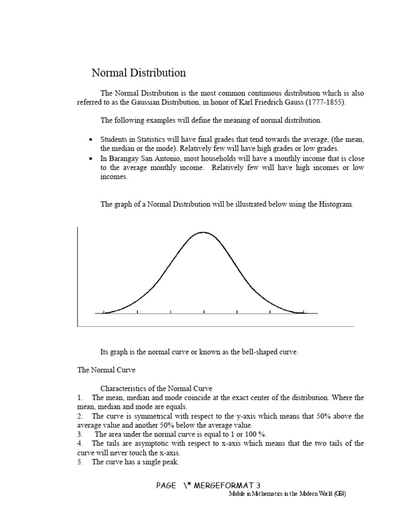 GE4 Module Statistics | PDF | Standard Deviation | Standard Score