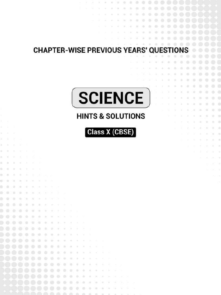 Science Pyq Question Bank | PDF