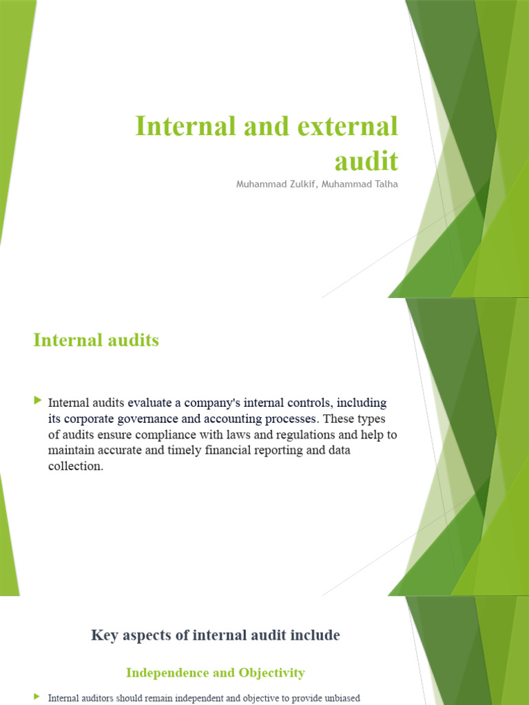Internal and External Audit | PDF | Audit | Internal Audit