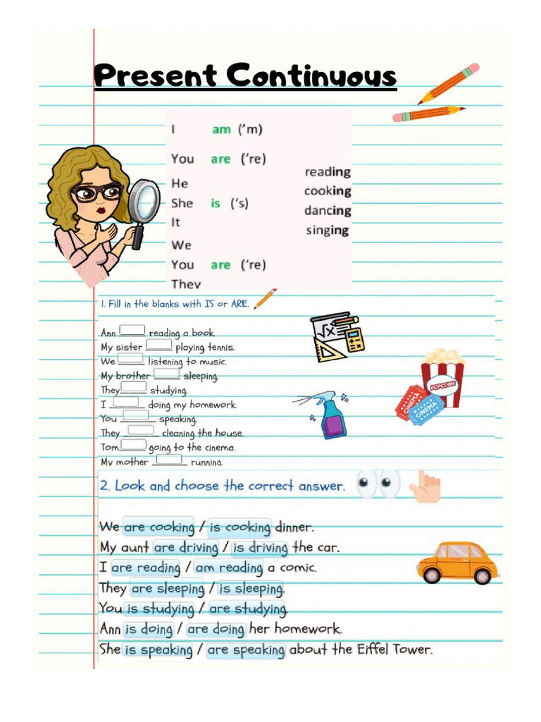 Present Continuos | PDF