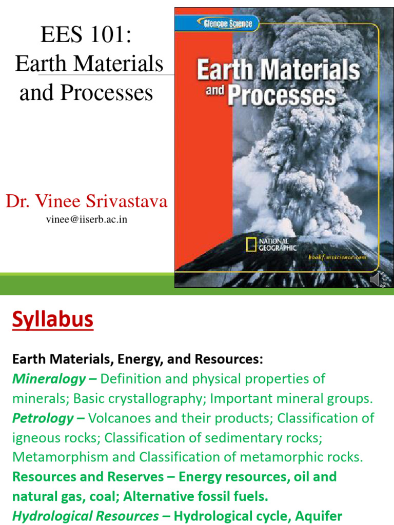 EES101 Lec19 | PDF | Aquifer | Groundwater