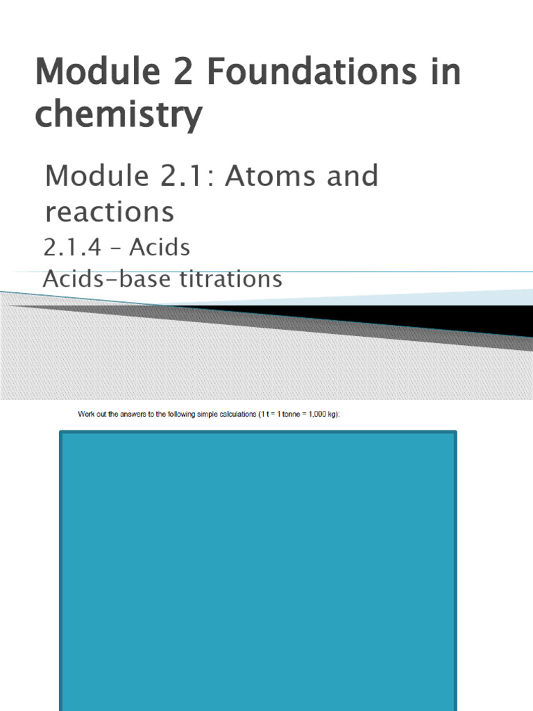 Acid-Base Titrations | PDF | Titration | Chemistry