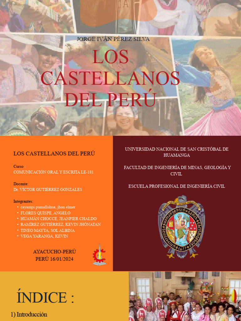 Los Castellanos Del Perú | PDF | Lengua española | Léxico