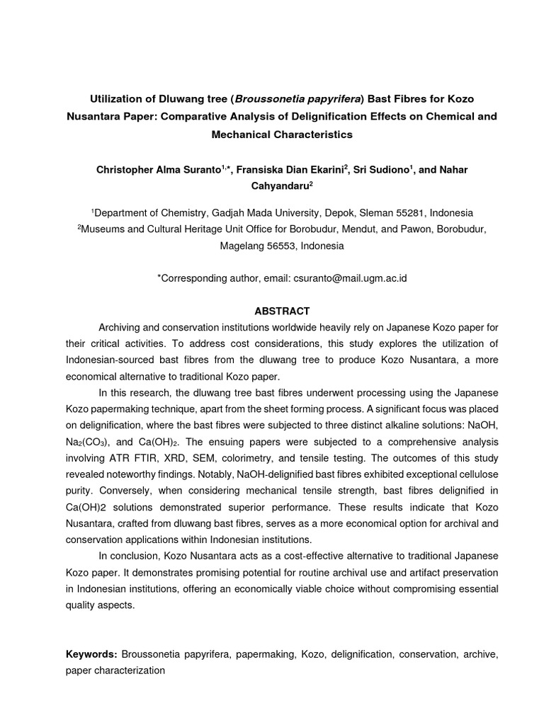 Draf Jurnal MBKM Penelitian | PDF | Paper | Scanning Electron Microscope