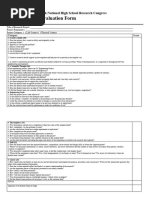 KSEF Marking Scheme Overview | PDF | Logic | Science