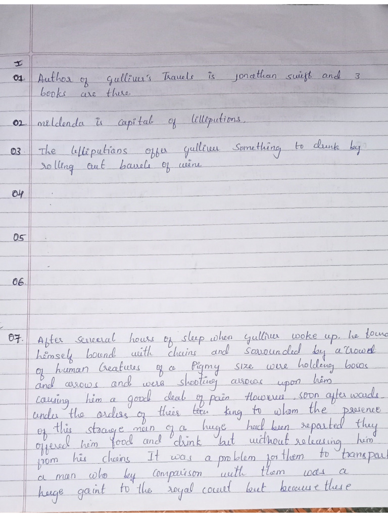 English Question Answer | PDF