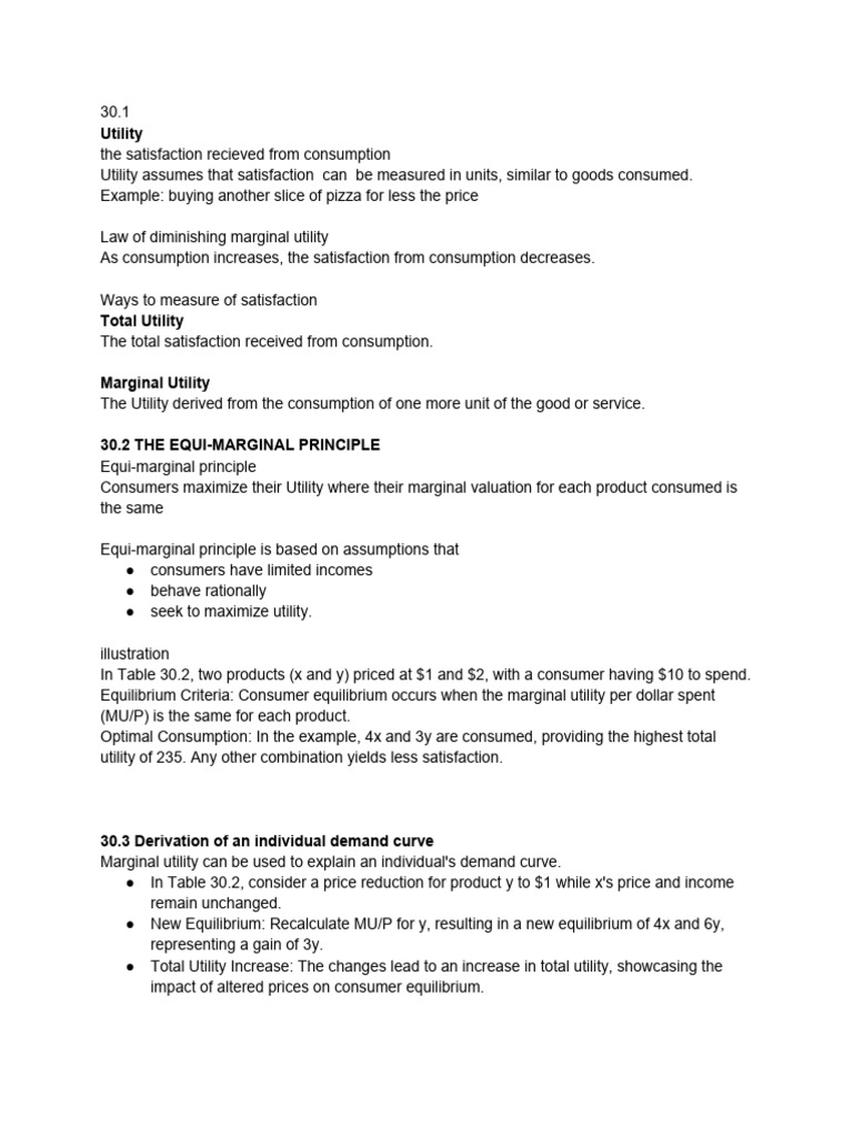 Utility | PDF | Utility | Consumption (Economics)