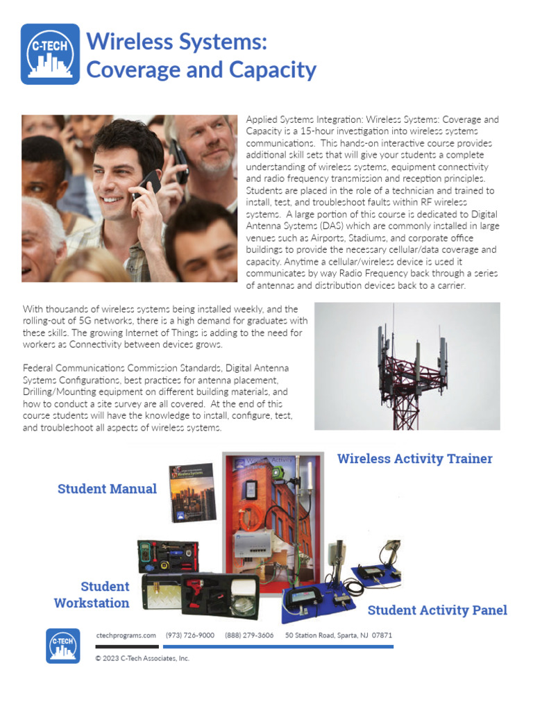 C Tech Wireless One Pager | PDF | Wireless | Radio