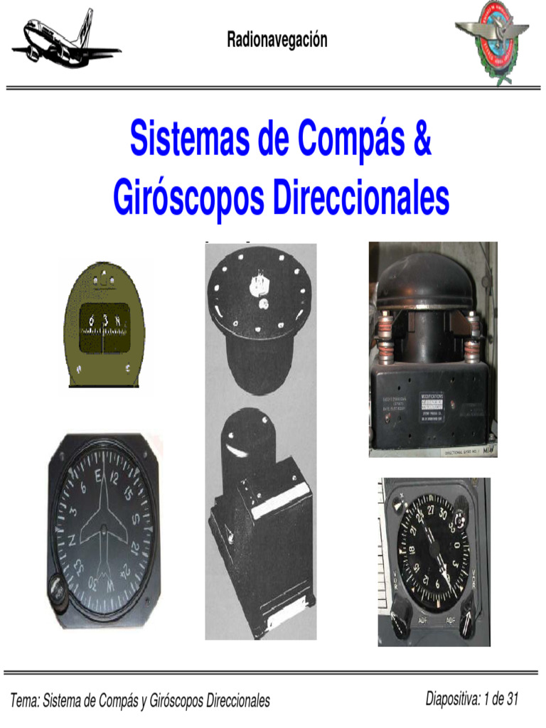 Compass Directional Gyro | PDF | Giroscopio | Avión