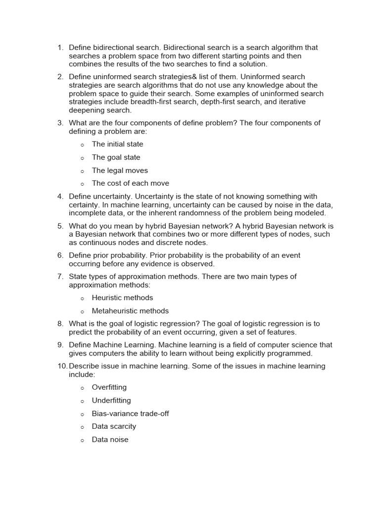 AIML 2m | PDF | Algorithms And Data Structures | Applied Mathematics
