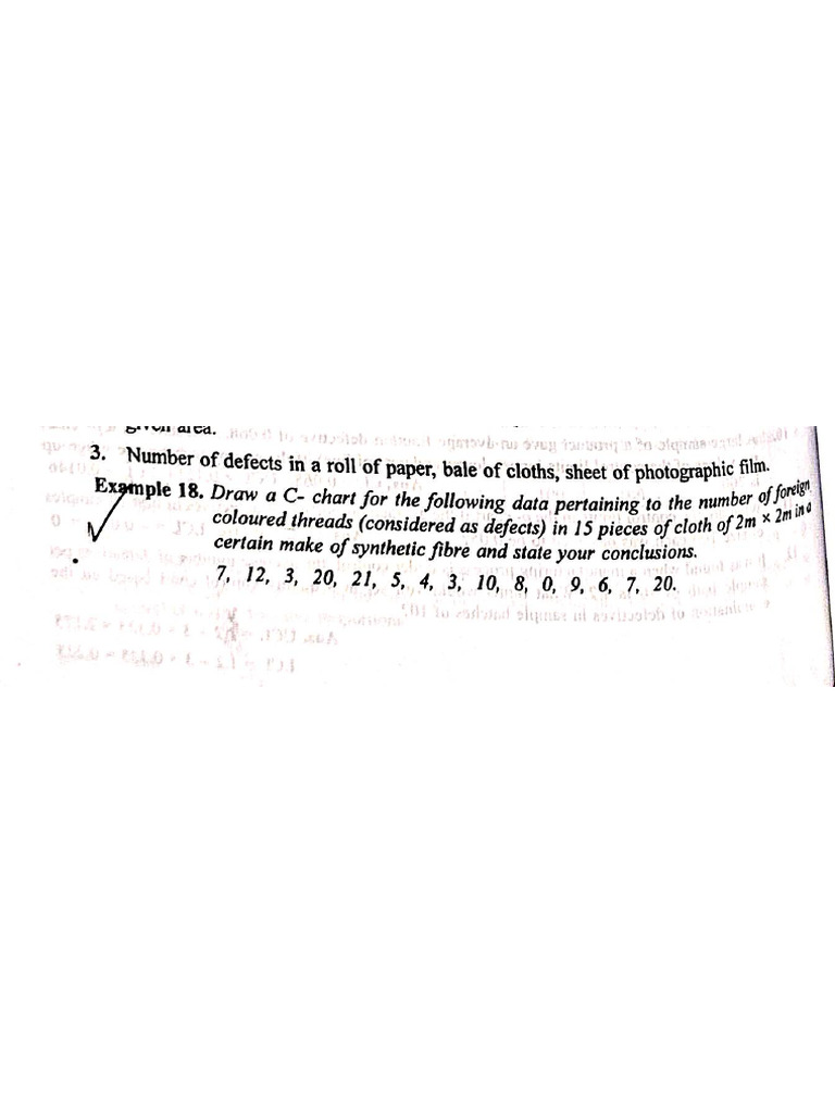 Questions Based On C-Chart | PDF