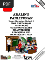 AP 10 - Q1 - Mod6 - Mga Hakbang Sa Pagsasagawa NG CBDRRM Plan | PDF