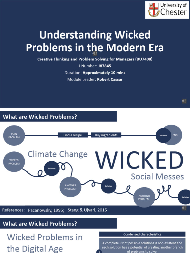 A1 - Wicked Problems v1 | PDF | Employment | Business