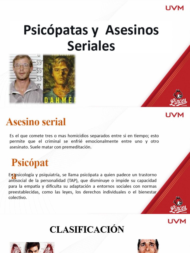 Asesinos Seriales | PDF | Asesino en serie | Psicopatía