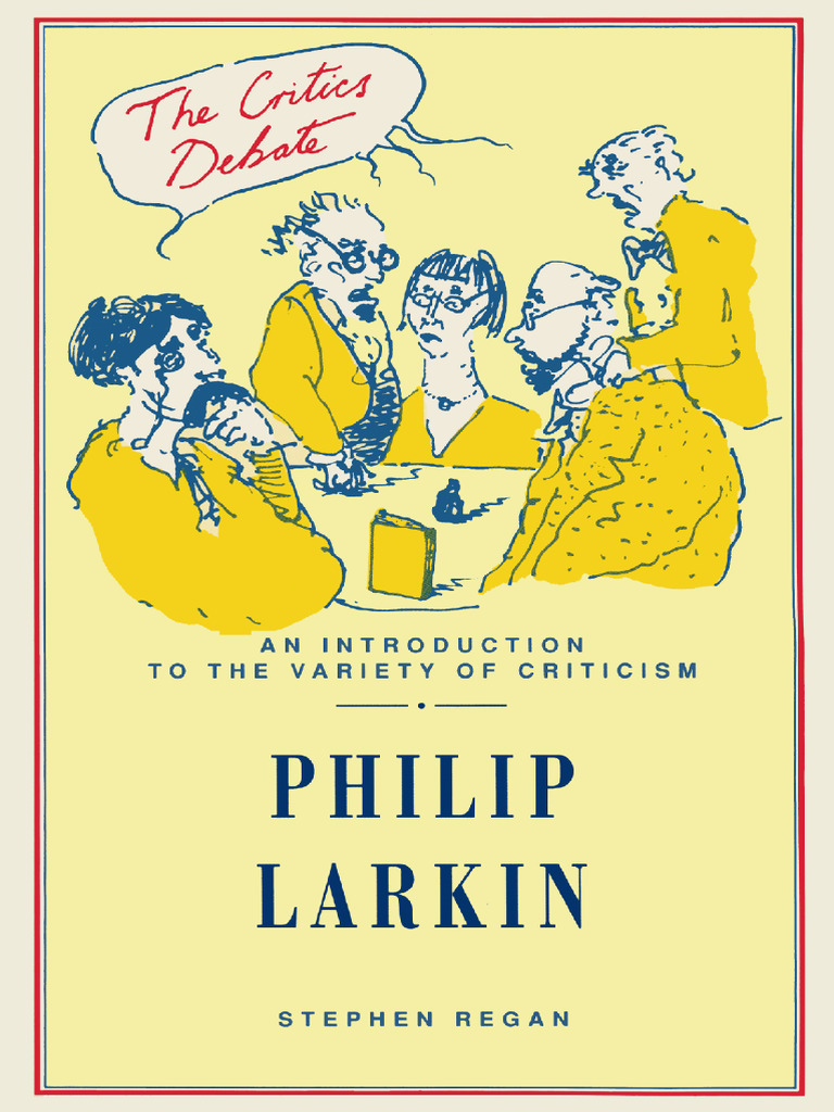 Philip Larkin (Stephen Regan) (Z-Library) | PDF | Poetry | English Poetry
