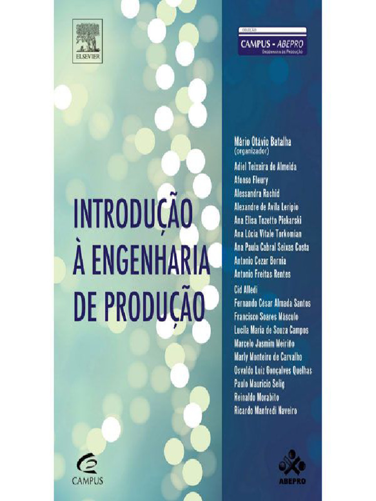 Livro Introducao A Engenharia De Produca Pdf