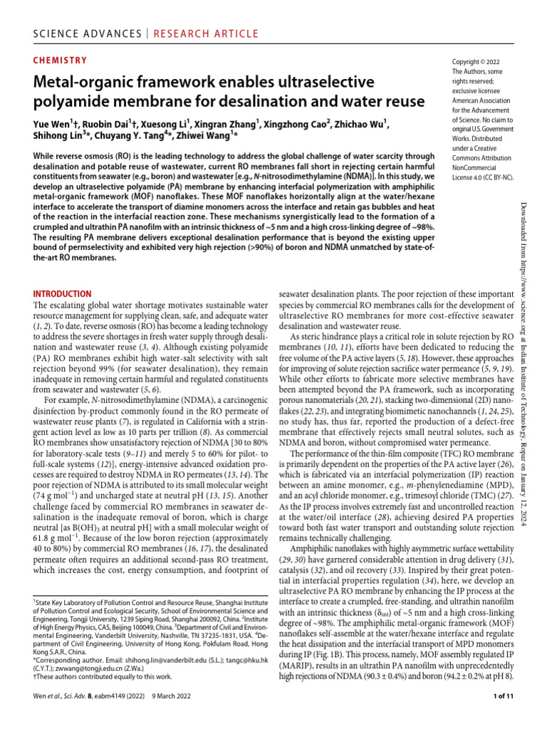 Sciadv Abm4149 | PDF | Membrane | X Ray Crystallography