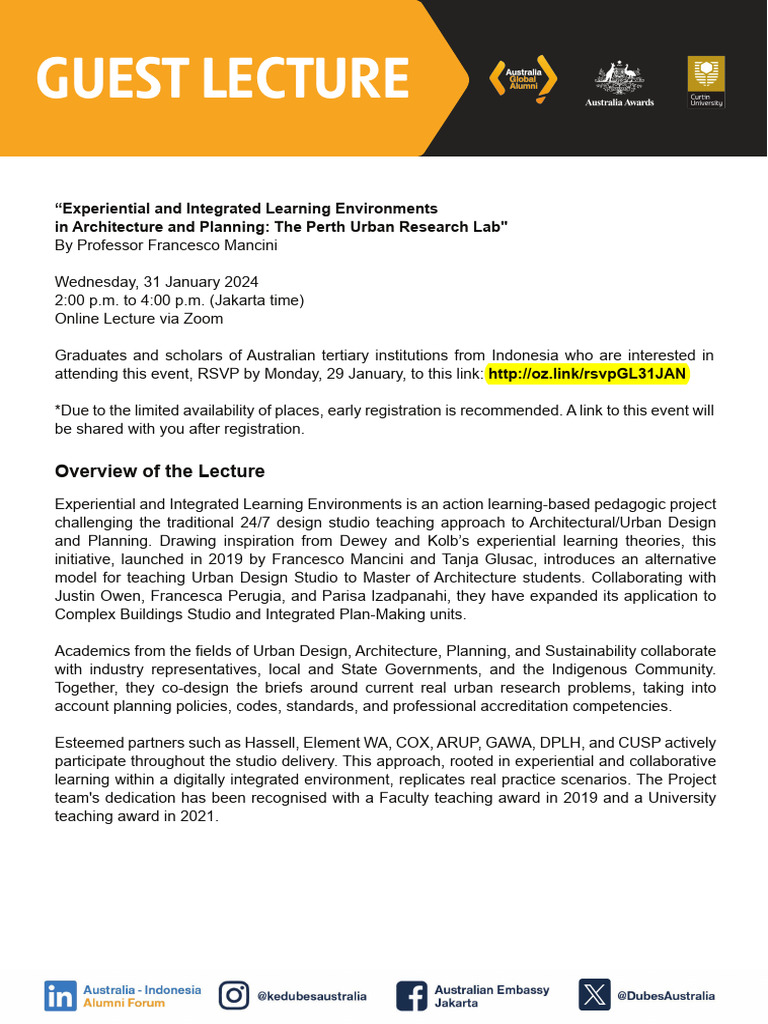 Guest Lecture Flyer-31 January 2024 | PDF