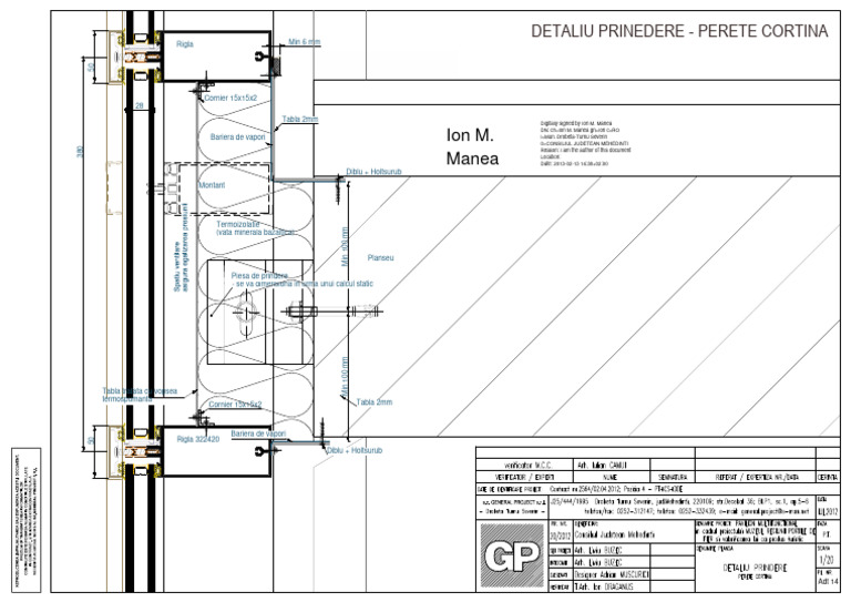 Dokumen - Tips Detaliu Prindere Perete Cortina | PDF