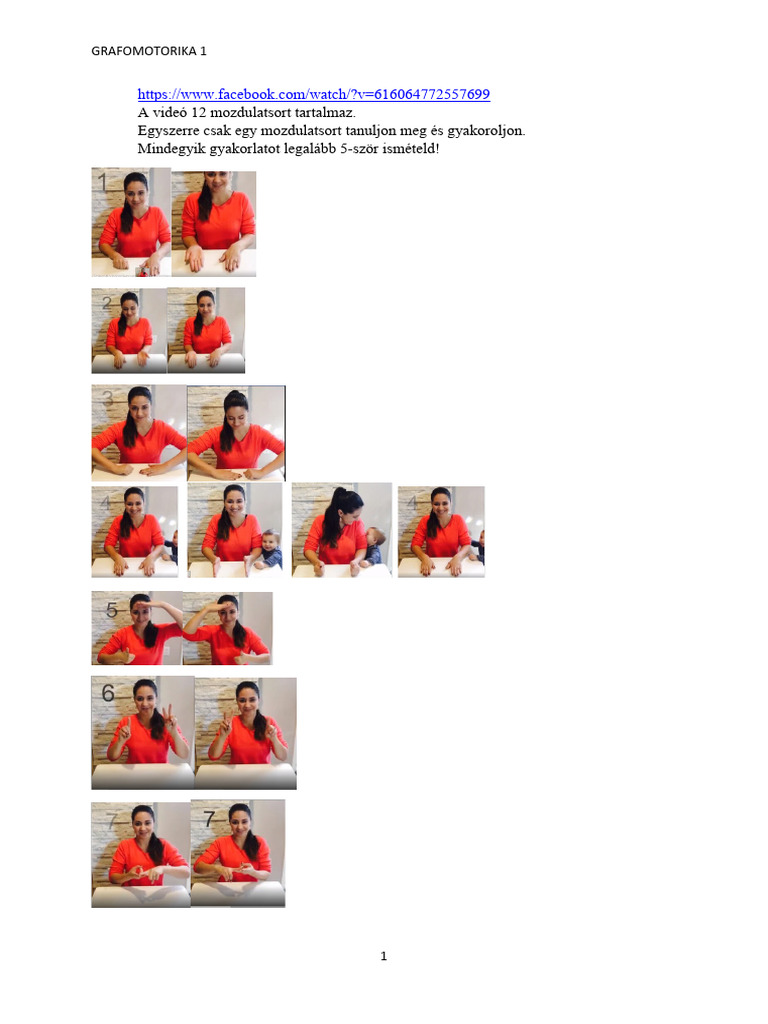 Grafomotorika 1 | PDF