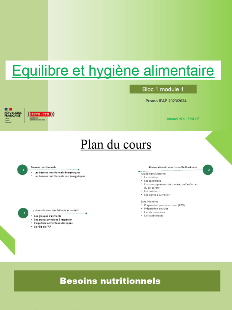 Alimentation 2023 - 2024 | PDF