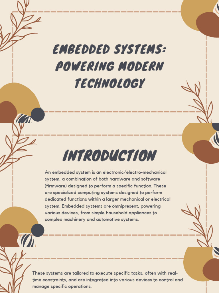 EC Project Presentation | PDF | Embedded System | Internet Of Things