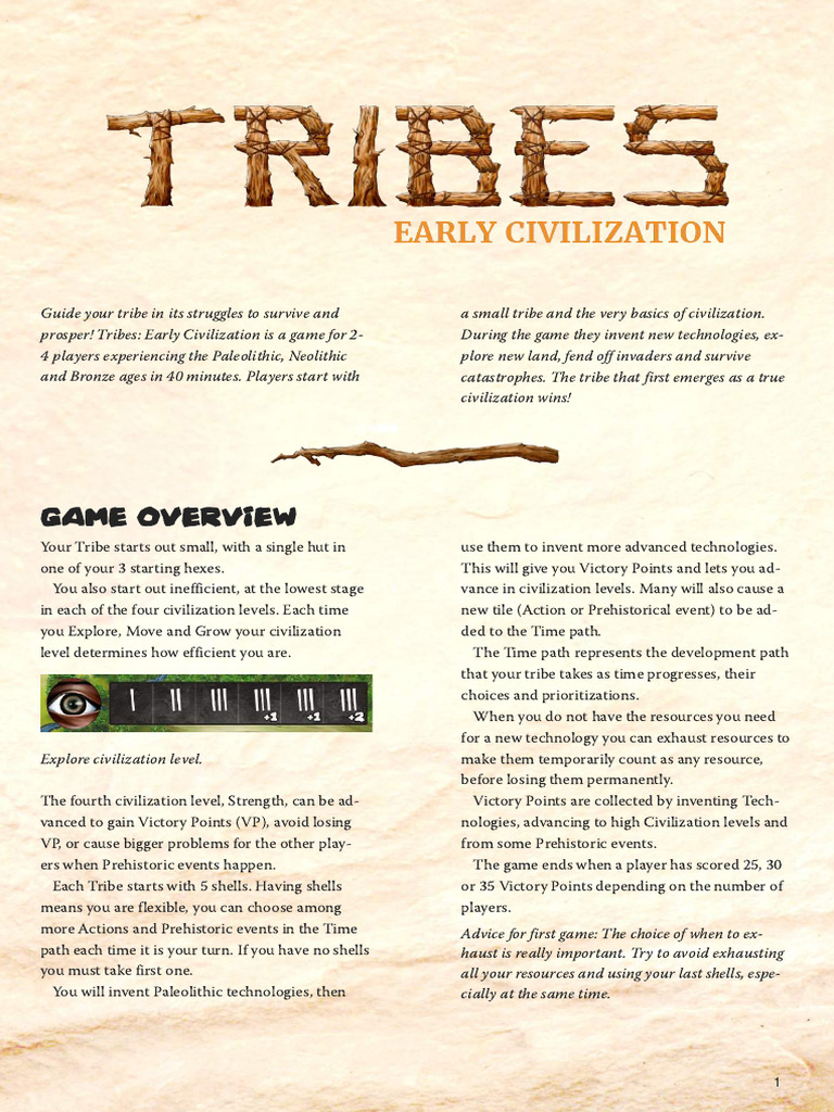 Tribes Rules en | PDF