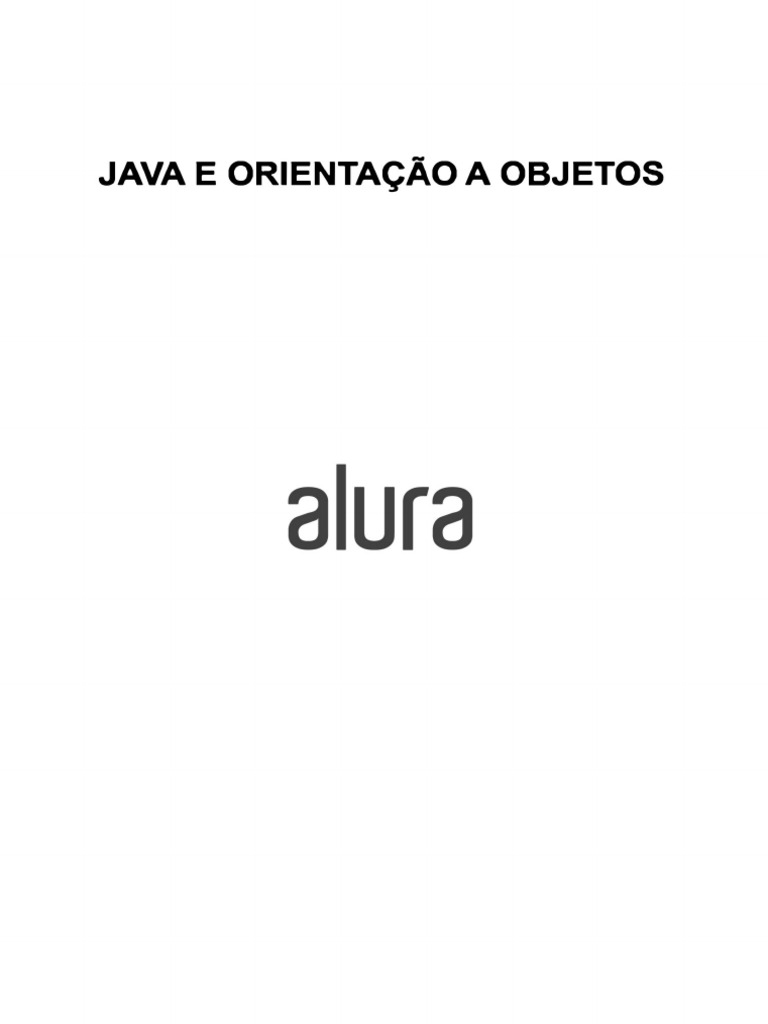 Apostila Java Orientacao Objetos 1 | PDF
