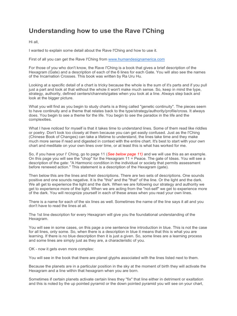 Understanding How To Use The Rave I | Download Free PDF | Cognitive ...