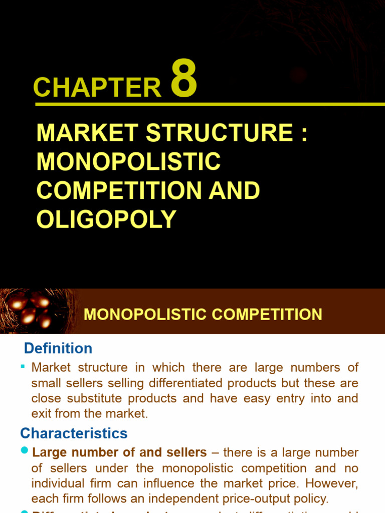 Pp-Monopolistic and Oligopoly | PDF | Monopoly | Demand
