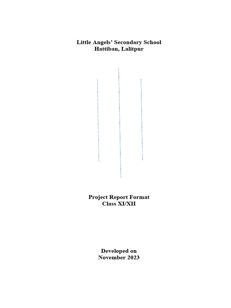 LA Project Work Format | PDF