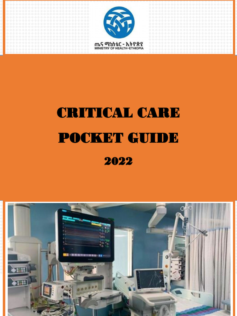 CRITICAL CARE Pocket Guide 2022 | PDF | Intensive Care Medicine ... CRITICAL CARE Pocket Guide 2022 | PDF | Intensive Care Medicine ...