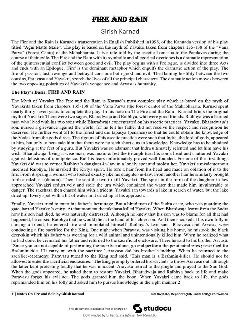 Fire and Rain Notes 1 | PDF