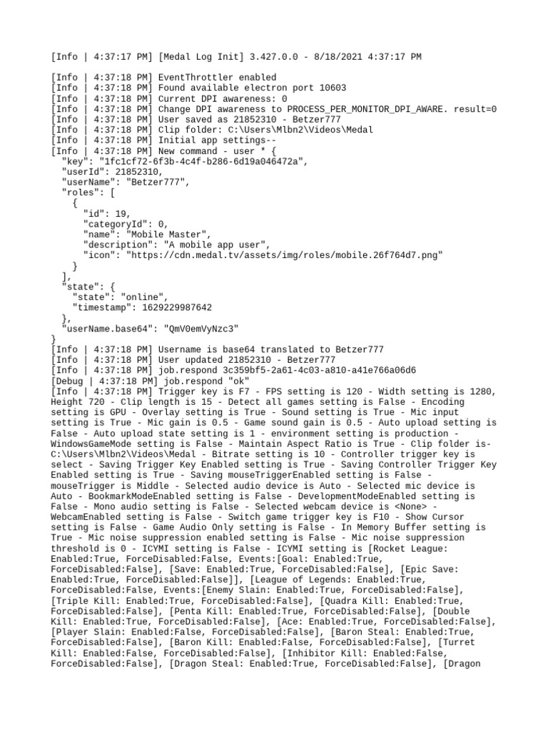Medal Log 20210818 | PDF | Software | Computing