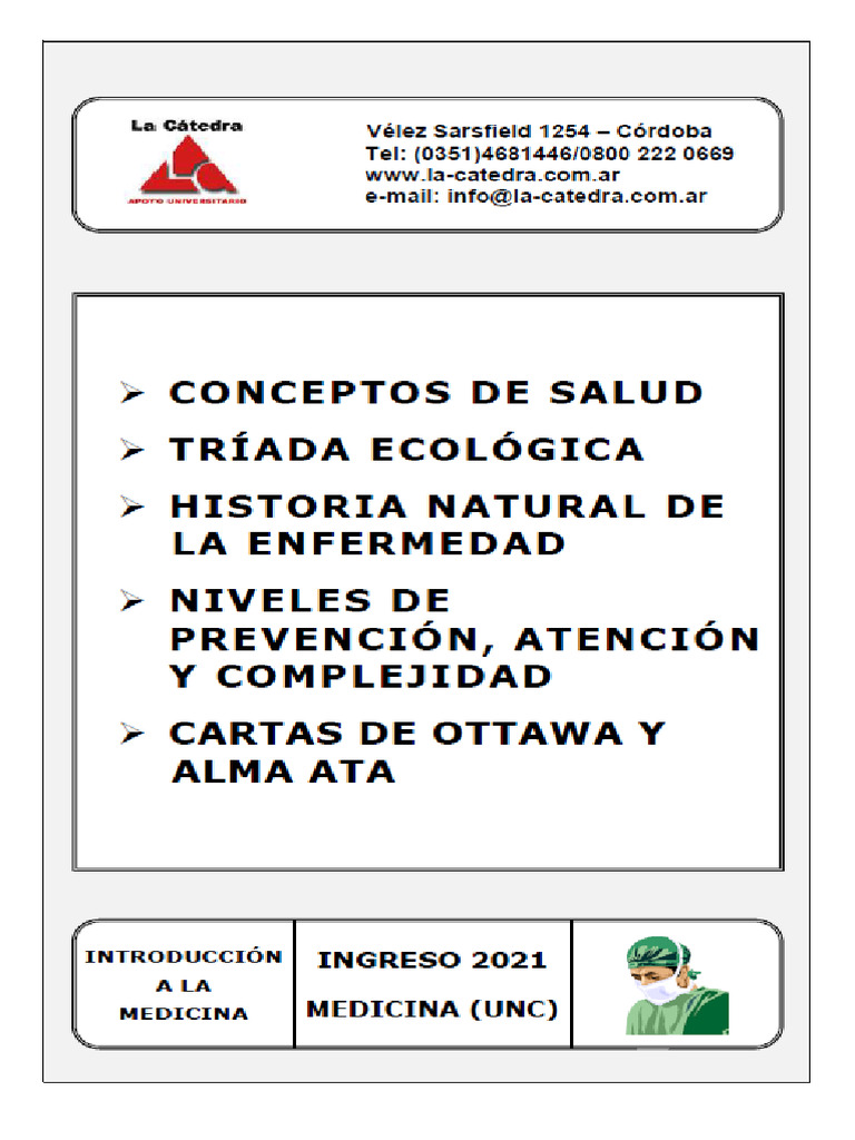 Conceptos de Salud - Medicina 2021 | PDF | Hospital | Asistencia sanitaria preventiva