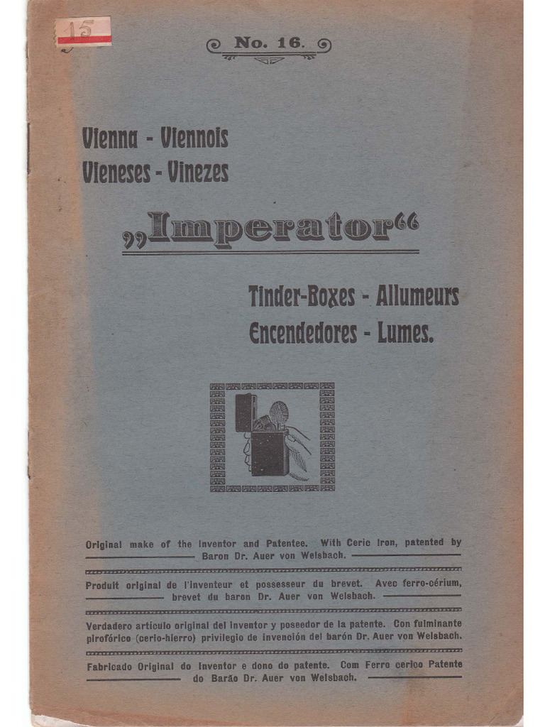 Catalog of Lighters Imperator | PDF