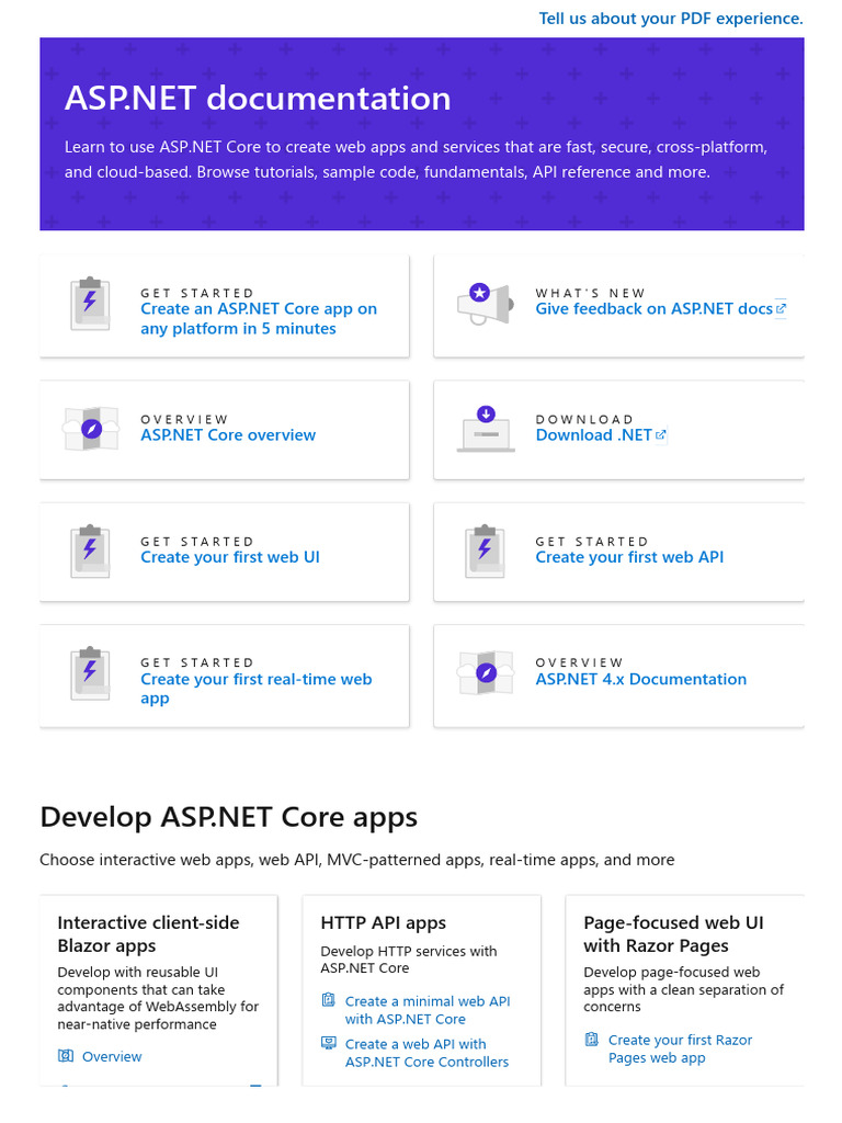 Aspnet Core Aspnetcore 8 0 Download Free Pdf Dynamic Web Page World Wide Web