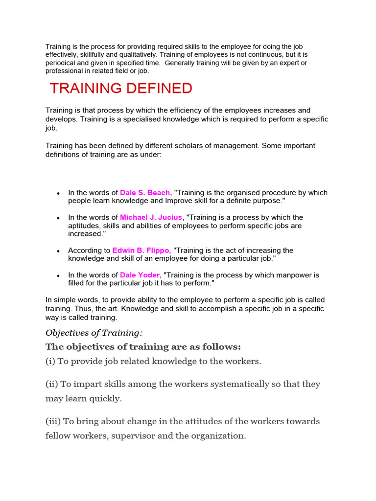 Employee Training | PDF | Educational Assessment | Cognition