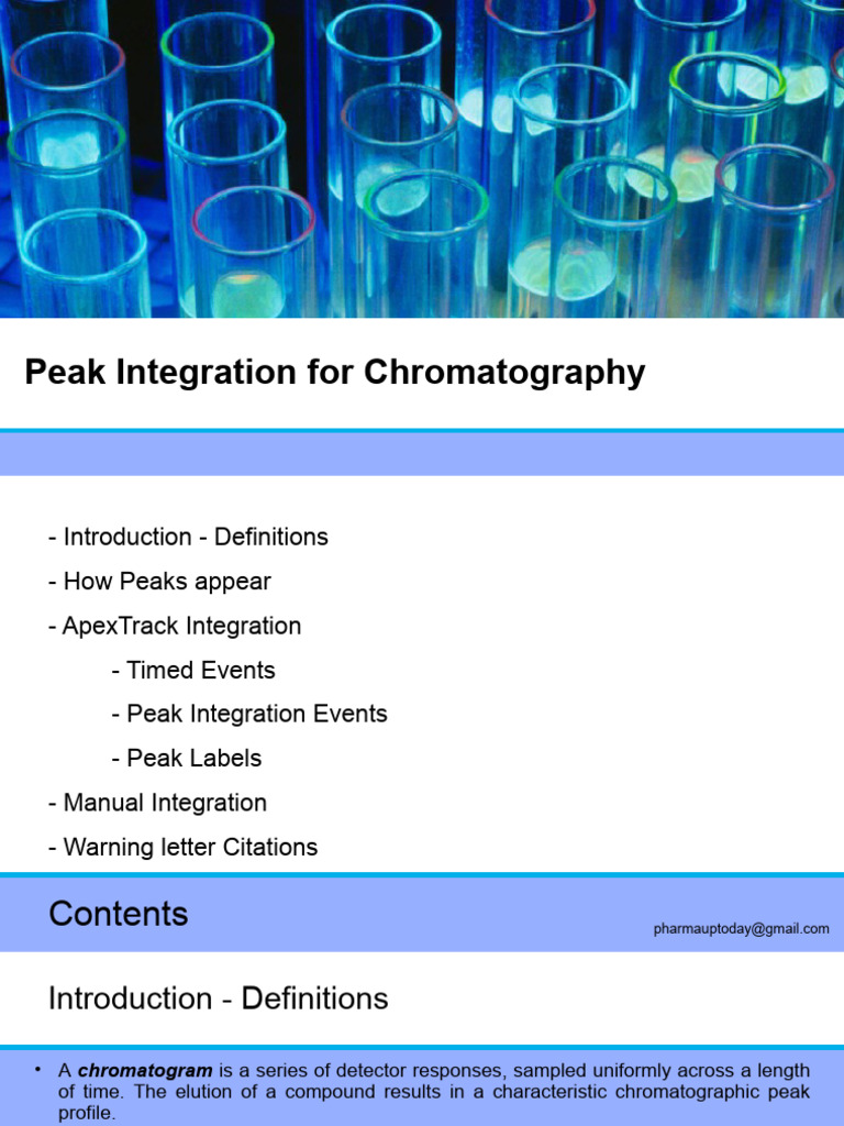 HPLC Peak Integration For Chromatography | PDF | Analog To Digital ...