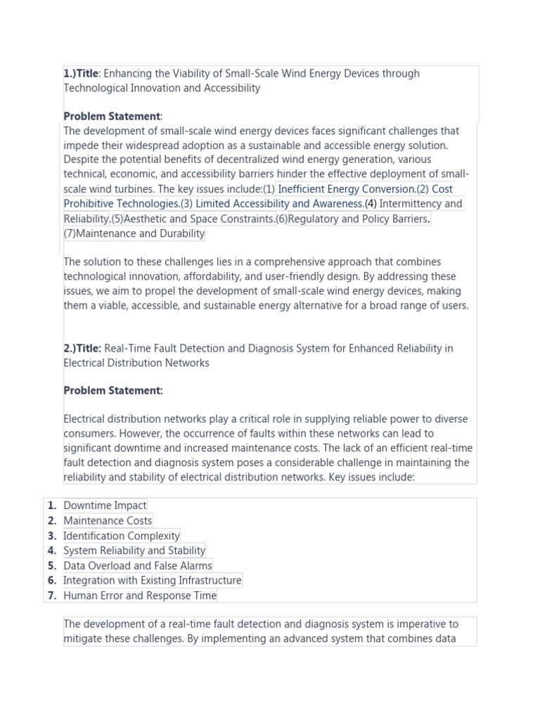 Problem Statements | PDF | Energy Conservation | Home Automation
