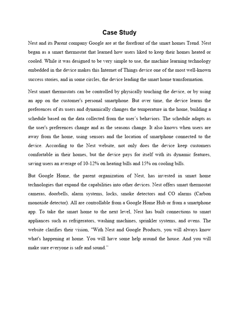 IoT Case Study | PDF