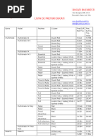 Ducati PAINT CODES | PDF
