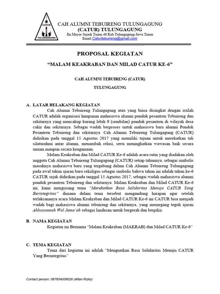 Hard File Proposal Makrab | PDF