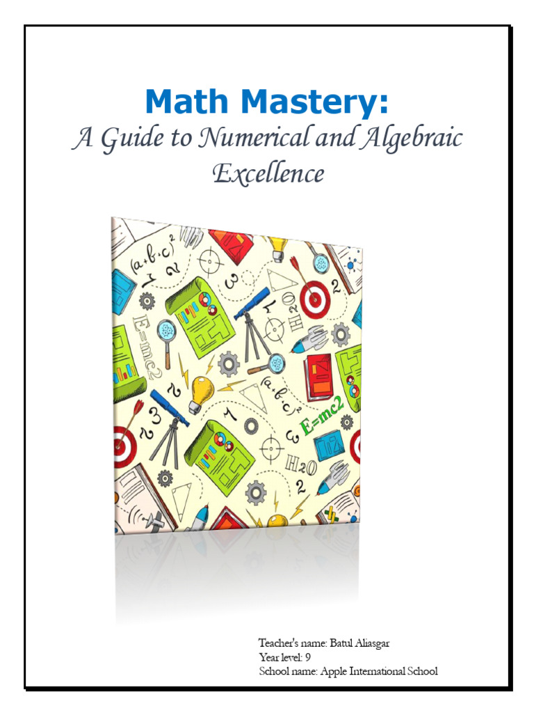 Math Mastery | PDF | Numbers | Exponentiation